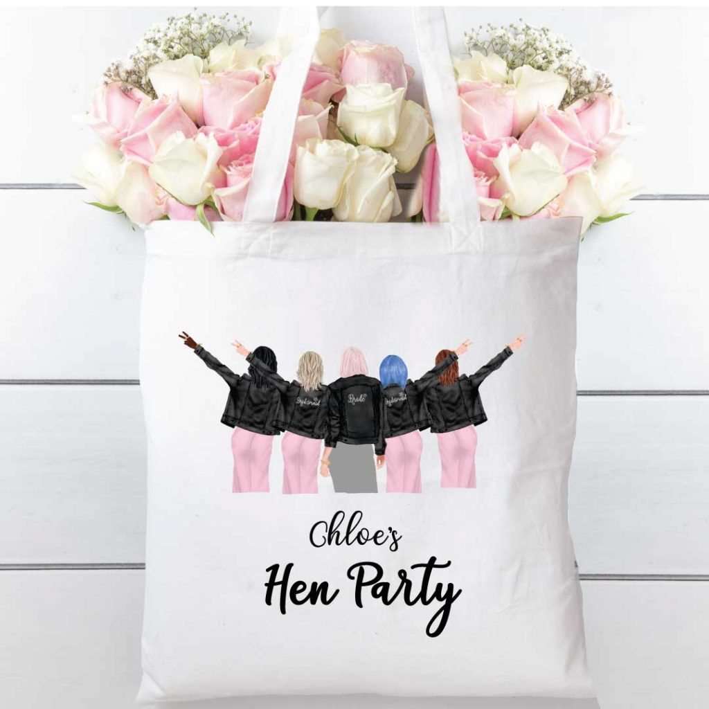 Hen Party Tote Bags, Pretty tote bags by Printing it pretty